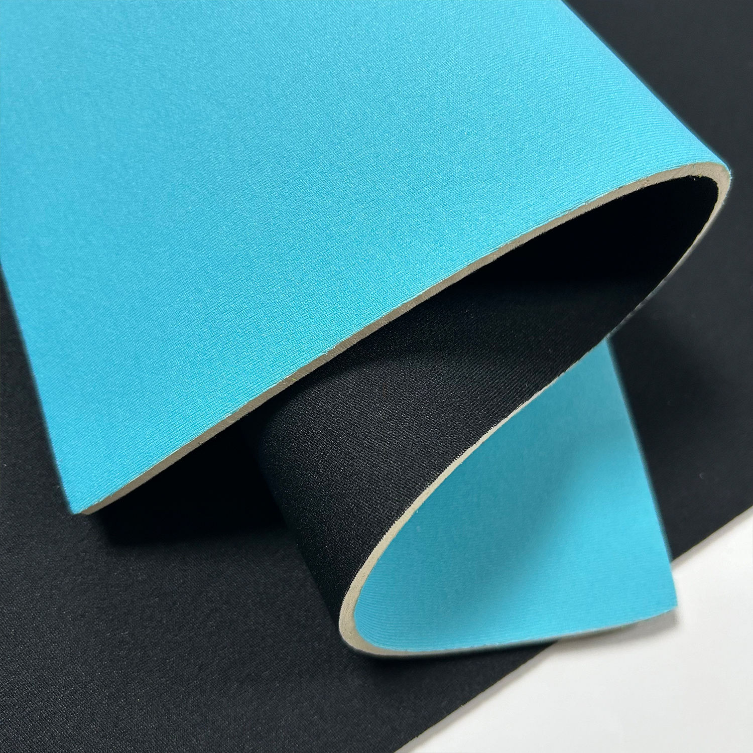 3mm Black Neoprene Double Side Laminate Fabric