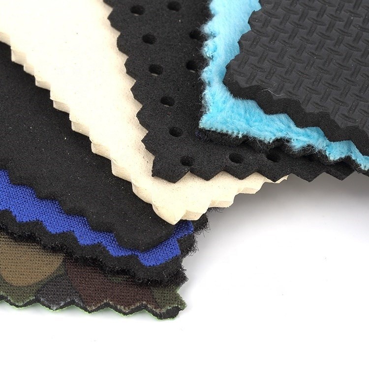 SBR Shockproof High Temperature Foam Sheet , 1.0 - 10.0mm Scuba Foam Fabric